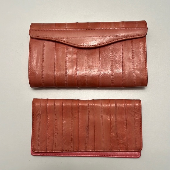 Accessories | Peach Color Wallet And Checkbook Lots Of Compartments 7x4 ...